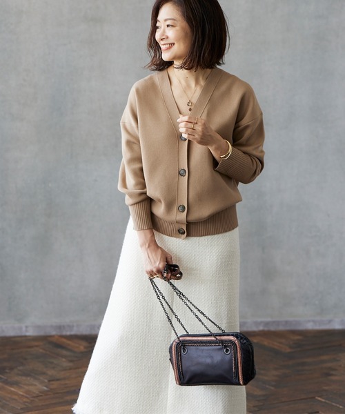 INED（イネド）の「【INED×三尋木奈保コラボ】華やぎツイードのマーメイドスカート（スカート）」 - WEAR