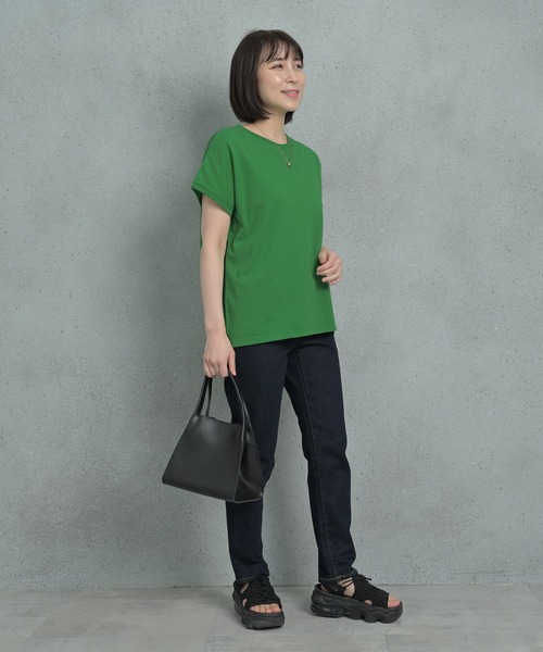 Arinomama（アリノママ）の「Arinomama 16sピグメント天竺フレンチスリーブTシャツ（Tシャツ/カットソー）」 - WEAR