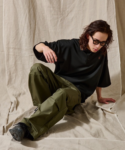 WETTEMPT（ウィテンプト）の「MOSS STITCH LOOSE POLO SHIRT / 鹿の子ルーズポロシャツ（ポロシャツ）」 - WEAR