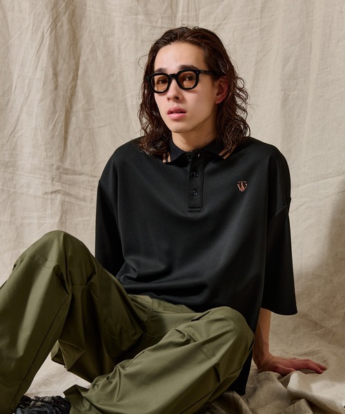 WETTEMPT（ウィテンプト）の「MOSS STITCH LOOSE POLO SHIRT / 鹿の子ルーズポロシャツ（ポロシャツ）」 - WEAR