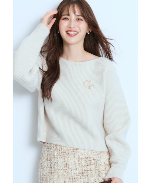 【ブランド古着】Vネックニット（ニット/セーター）｜JUSGLITTY（ジャスグリッティー）のファッション通販 - ZOZOUSED