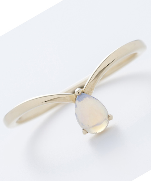 sowi（ソーイ）の「K10 オパール・ティアドロップリング（リング）」 - WEAR