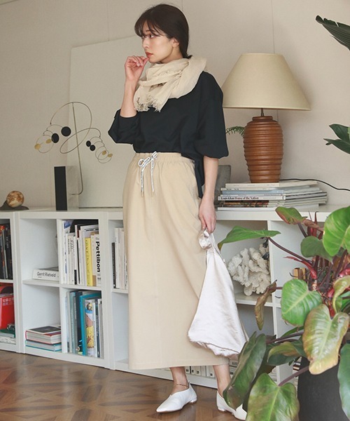 UNIVERSAL OVERALL（ユニバーサルオーバーオール）の「BARNYARDSTORM / UNIVERSAL OVERALLコラボ/イージーロングスカート（スカート）」 - WEAR