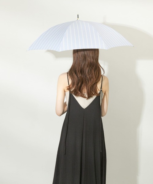 ameme（アメメ）の「w.p.c 先染めストライプ晴雨兼用日傘（長傘）」 - WEAR
