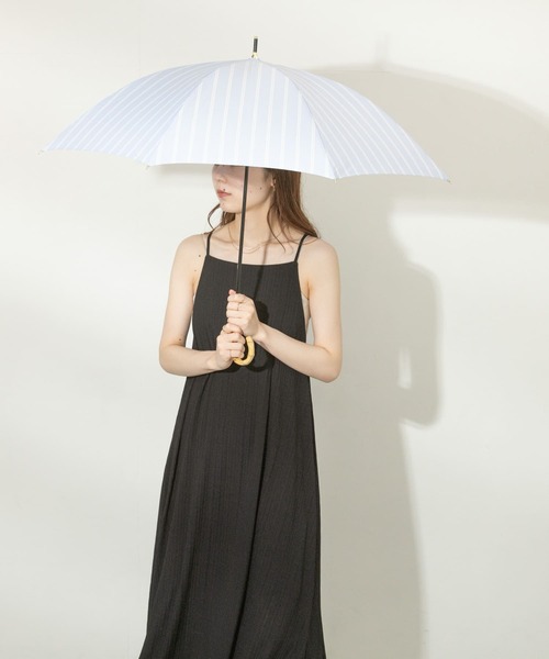 ameme（アメメ）の「w.p.c 先染めストライプ晴雨兼用日傘（長傘）」 - WEAR