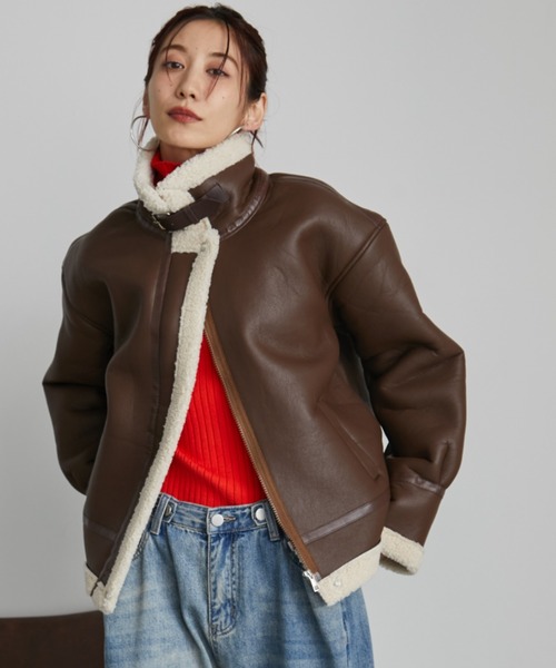 Auntie Rosa Holiday（アンティローザホリデー）の「B3ボアムートンライクコート（ムートンコート）」 - WEAR