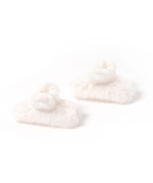 【セール】2SETモコモコバンスクリップ[tiny tiny(ティニーティニー)]（バレッタ/ヘアクリップ）｜tiny tiny（ティニーティニー）のファッション通販 - ZOZOTOWN