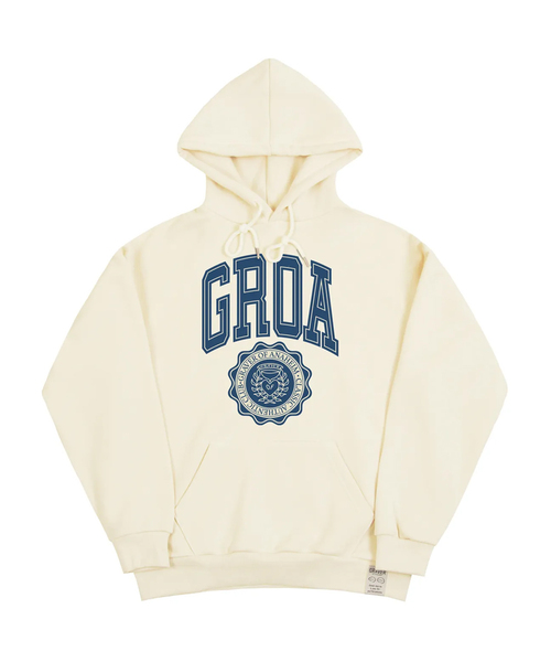 [UNISEX] GROA Logo Classic Heart Hoodie_Cream（パーカー）｜GRAVER（グレーバー）の ...