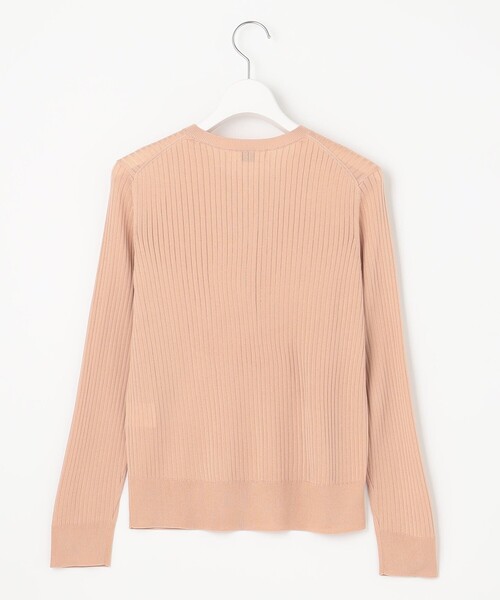 J.PRESS（ジェイプレス）の「【洗える・イージーケア】 SYNTHETIC BASIC ワイドリブ クルーネック カーディガン（カーディガン/ボレロ）」 - WEAR