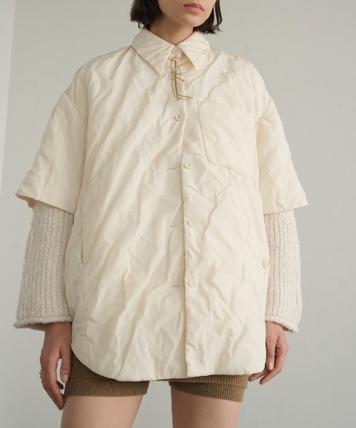 CLANE PADDED CRUMPLY SHIRT JACKET 17103-0412（その他アウター）｜CLANE（クラネ）のファッション ...