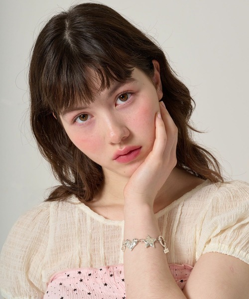 TINA：JOJUN（ティーナジョジュン）の「オリジナルチャーム シルバーブレスレット TINA：JOJUN（ブレスレット）」 - WEAR