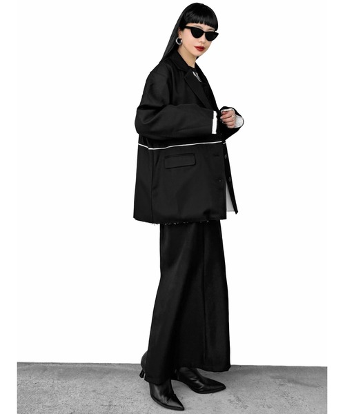 LVEU.（ラブユ.）の「【LVEU.】ヘザーエステルツイルマルチウェイペプラムスカート(Ai select) / スカート マルチ ロング ショート ツイル レイヤード ストレート フレア ...