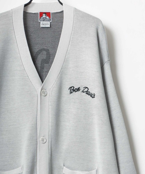 BEN DAVIS（ベンデイビス）の「BEN DAVIS/ベンデイビス オーバーサイズ ダイス ロゴ ニットカーディガン（カーディガン/ボレロ ...