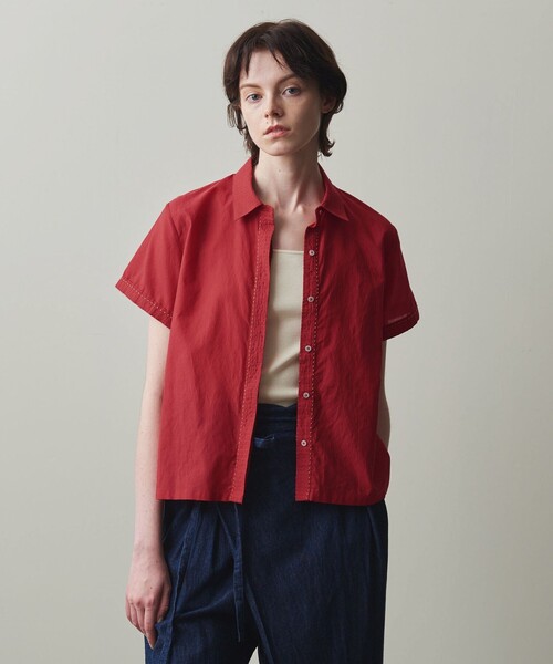 Steven Alan（スティーブンアラン）の「＜Steven Alan＞コットン シルク ステッチ シャツ（シャツ/ブラウス）」 - WEAR