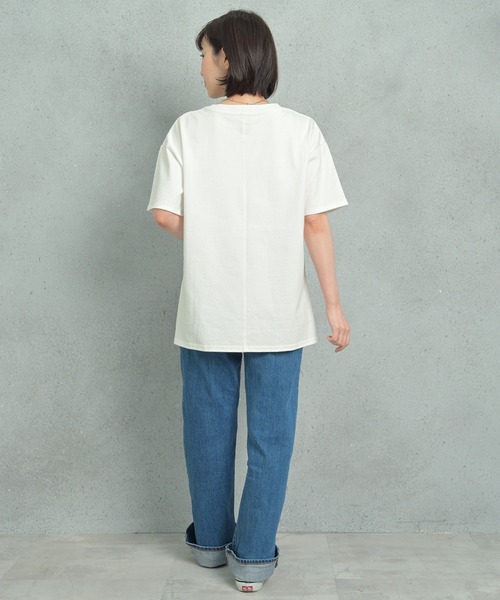 Arinomama（アリノママ）の「Arinomama ヘビーウェイト前後差スリット半袖Tシャツ（Tシャツ/カットソー）」 - WEAR