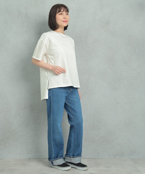 Arinomama（アリノママ）の「Arinomama ヘビーウェイト前後差スリット半袖Tシャツ（Tシャツ/カットソー）」 - WEAR