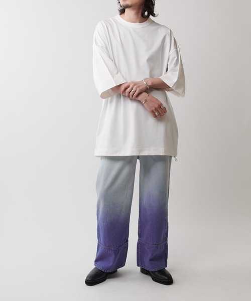 Lui's（ルイス）の「SHINE コード付きBIG T（Tシャツ/カットソー）」 - WEAR