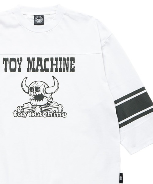 【セール】TM DEATH MONSTER FOOTBALL 3/4 SLEEVE TEE（Tシャツ/カットソー）｜TOY MACHINE（トイ マシーン）のファッション通販 - ZOZOTOWN