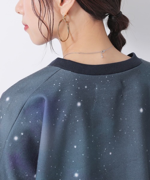 osharewalker（オシャレウォーカー）の「『コスモ柄プリントスウェット』（スウェット）」 - WEAR