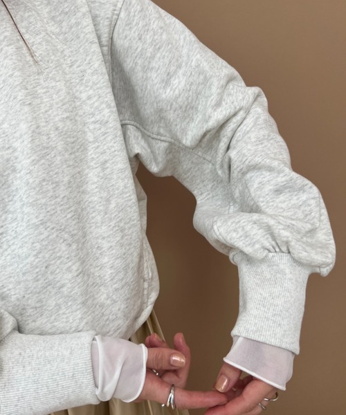 y/m（イム）の「袖デザインスウェットトップス（スウェット）」 - WEAR