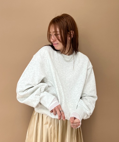 y/m（イム）の「袖デザインスウェットトップス（スウェット）」 - WEAR