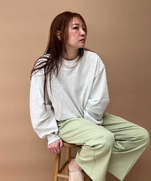 y/m（イム）の「袖デザインスウェットトップス（スウェット）」 - WEAR