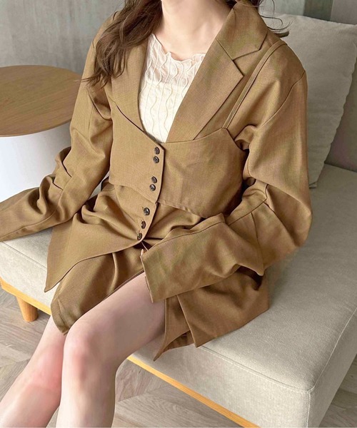 apres jour clair（アプレジュールクレア）の「【apres jour clair】SETUPジャケット【ZOZOTOWN限定アイテム】（テーラードジャケット）」 - WEAR