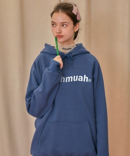 muahmuah（ムーアムーア）の「『muah muah/ムーアムーア』LOWER PRINTING NAPPING HOODIE/ロワー ...