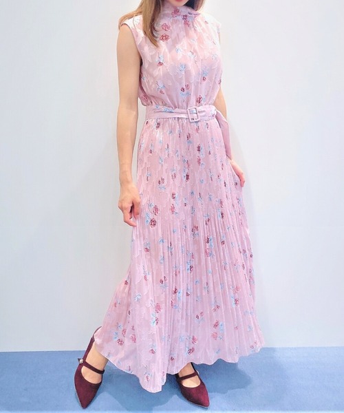 TOCCA（トッカ）の「【WEB限定】【TOCCA LAVENDER】Rose Cut Jacquard Print Dress ドレス（ワンピース）」 - WEAR