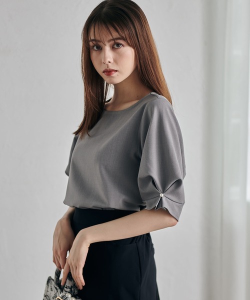 RANAN（ラナン）の「[接触冷感]袖タックデザインブラウス（シャツ/ブラウス）」 - WEAR