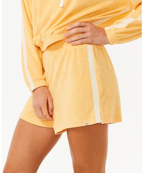 【セール】【RIPCURL（リップカール）】L REVIVAL TERRY SHORT リラックスフィットラインパターンルームパンツ/ウォーク ...