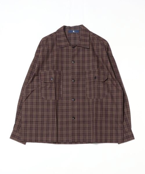R. : Loose Check Box L/S Shirt（シャツ/ブラウス）｜rehacer（レアセル）のファッション通販 - ZOZOTOWN