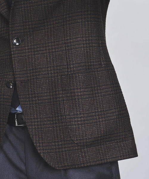 UNITED ARROWS（ユナイテッドアローズ）の「＜LARDINI（ラルディーニ）＞ BRN G/CHEK EASY 3B（テーラード ...