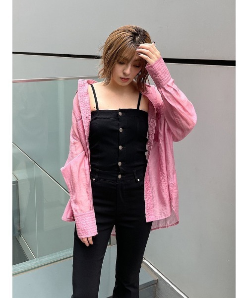 ENVYM（アンビー）の「ストレッチフレアAIO（つなぎ/オールインワン）」 - WEAR