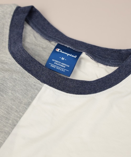 Champion（チャンピオン）の「Champion CW-RS311 UVカット バイカラー切り替え リンガー 半袖 Tシャツ（Tシャツ/カットソー）」 - WEAR