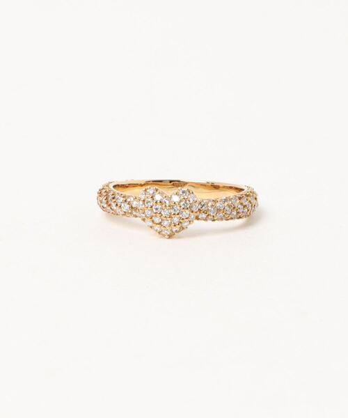 JUPITER（ジュピター）の「【K18】ハートダイヤモンドパヴェリング（リング）」 - WEAR