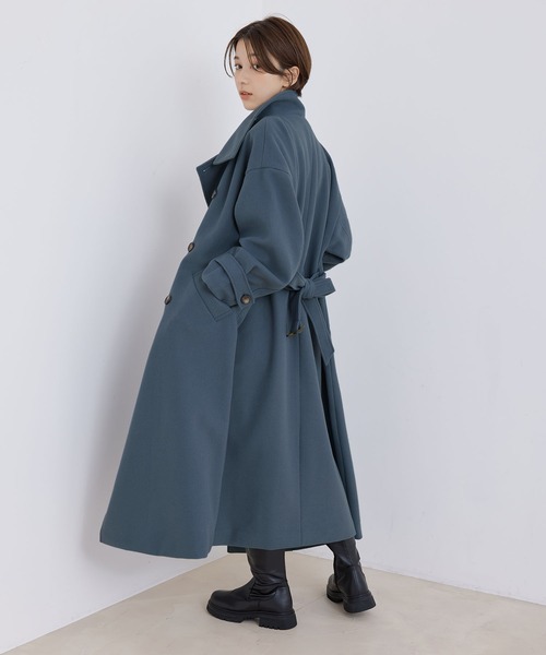 Jayro（ジャイロ）の「【EC限定】ニットモッサスタンドカラーロングコート（その他アウター）」 - WEAR