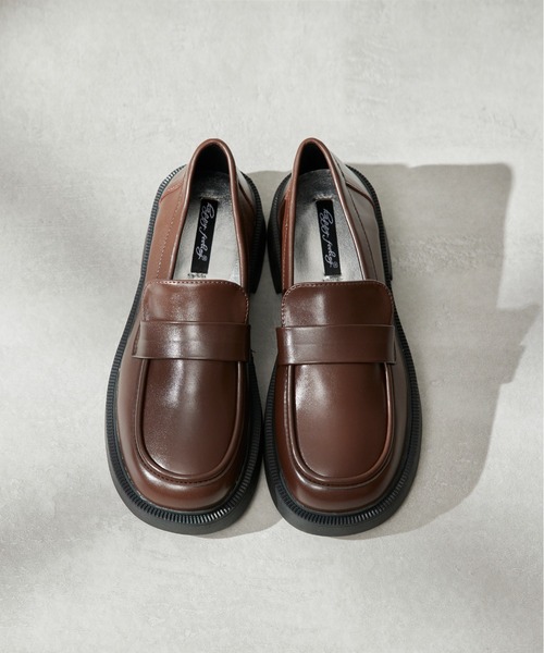SETUP7（セットアップセブン）の「【SETUP7】厚底PUレザーローファーKNF ※（ローファー）」 - WEAR