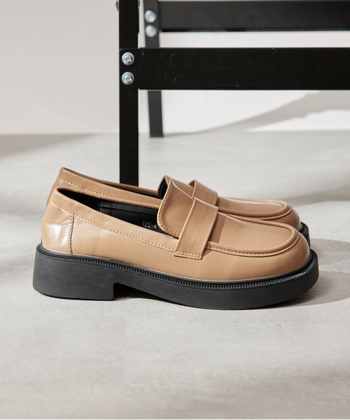 SETUP7（セットアップセブン）の「【SETUP7】厚底PUレザーローファーKNF ※（ローファー）」 - WEAR