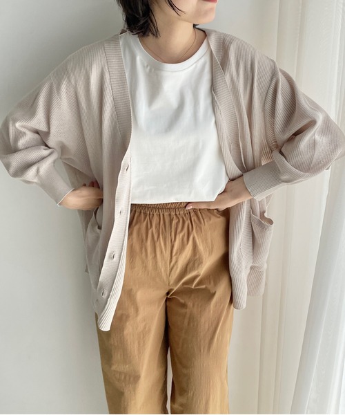 LOWRYS FARM（ローリーズファーム）の「ハイゲージミドルカーディガンロングスリーブ 178902（カーディガン/ボレロ）」 - WEAR