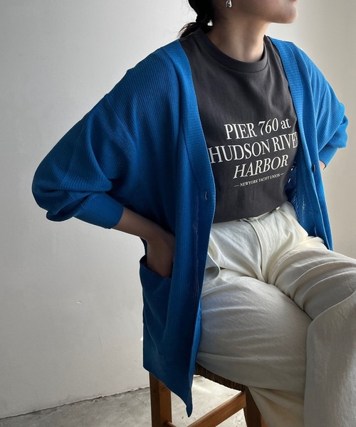 LOWRYS FARM（ローリーズファーム）の「ハイゲージミドルカーディガンロングスリーブ 178902（カーディガン/ボレロ）」 - WEAR