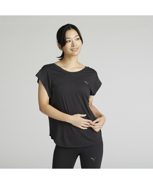PUMA プーマ ウィメンズ ヨガ スタジオ ファンデーション 半袖 Tシャツ（Tシャツ/カットソー）｜PUMA（プーマ）のファッション通販 - ZOZOTOWN