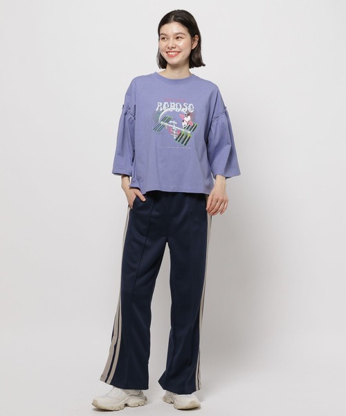 niko and...（ニコアンド）の「スペースアニマルフリルTEE（Tシャツ/カットソー）」 - WEAR