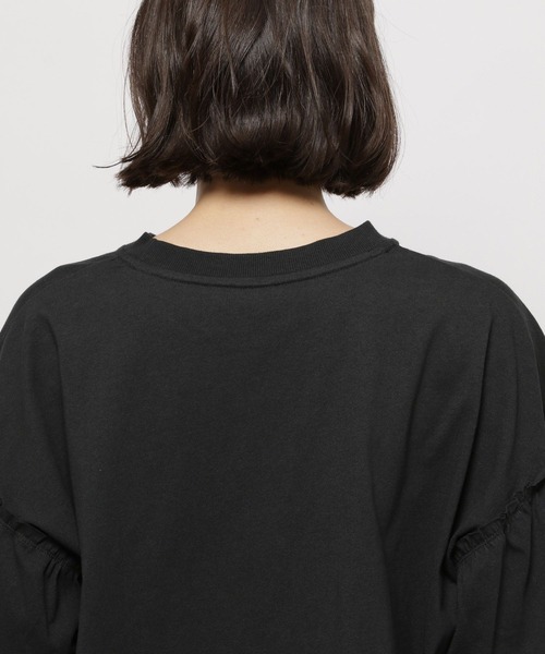 niko and...（ニコアンド）の「スペースアニマルフリルTEE（Tシャツ/カットソー）」 - WEAR