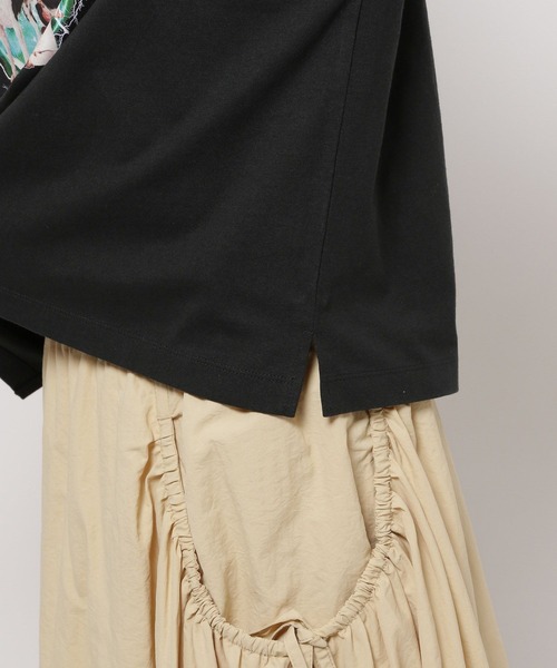 niko and...（ニコアンド）の「スペースアニマルフリルTEE（Tシャツ/カットソー）」 - WEAR