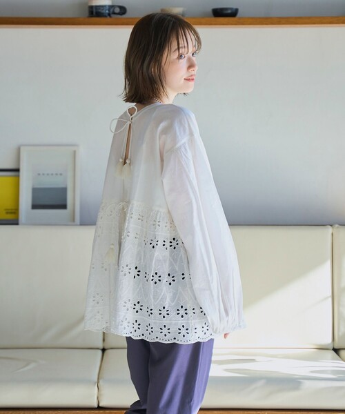 coen（コーエン）の「MARKET（マーケット）2way シフリレース ブラウス（シャツ/ブラウス）」 - WEAR