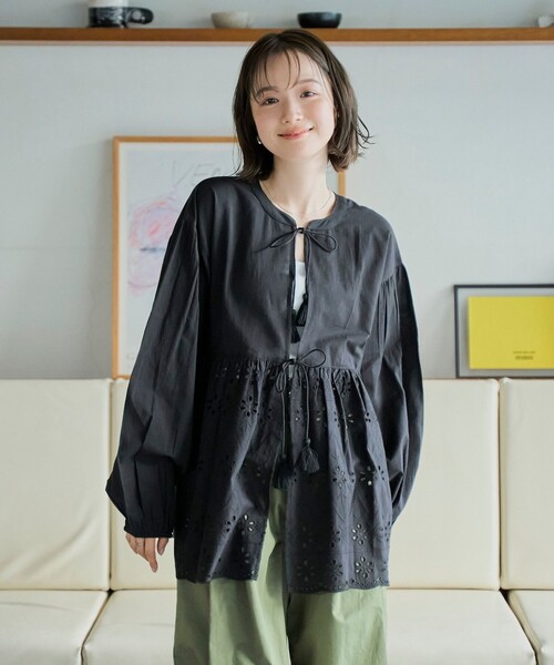 coen（コーエン）の「MARKET（マーケット）2way シフリレース ブラウス（シャツ/ブラウス）」 - WEAR