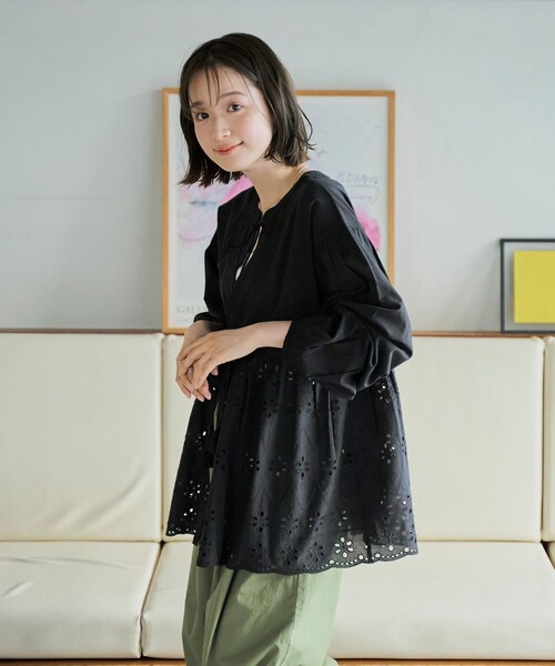 coen（コーエン）の「MARKET（マーケット）2way シフリレース ブラウス（シャツ/ブラウス）」 - WEAR