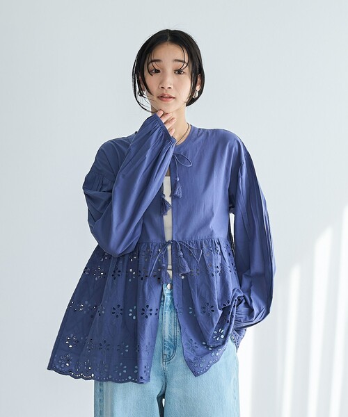 coen（コーエン）の「MARKET（マーケット）2way シフリレース ブラウス（シャツ/ブラウス）」 - WEAR