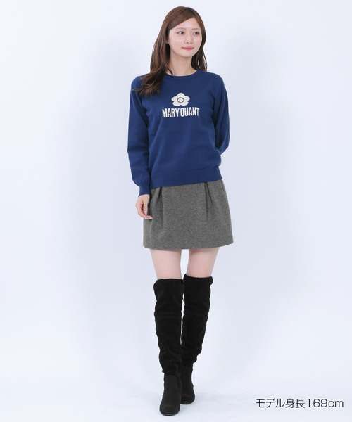 シンプルロゴニット プルオーバー（ニット/セーター）｜MARY QUANT